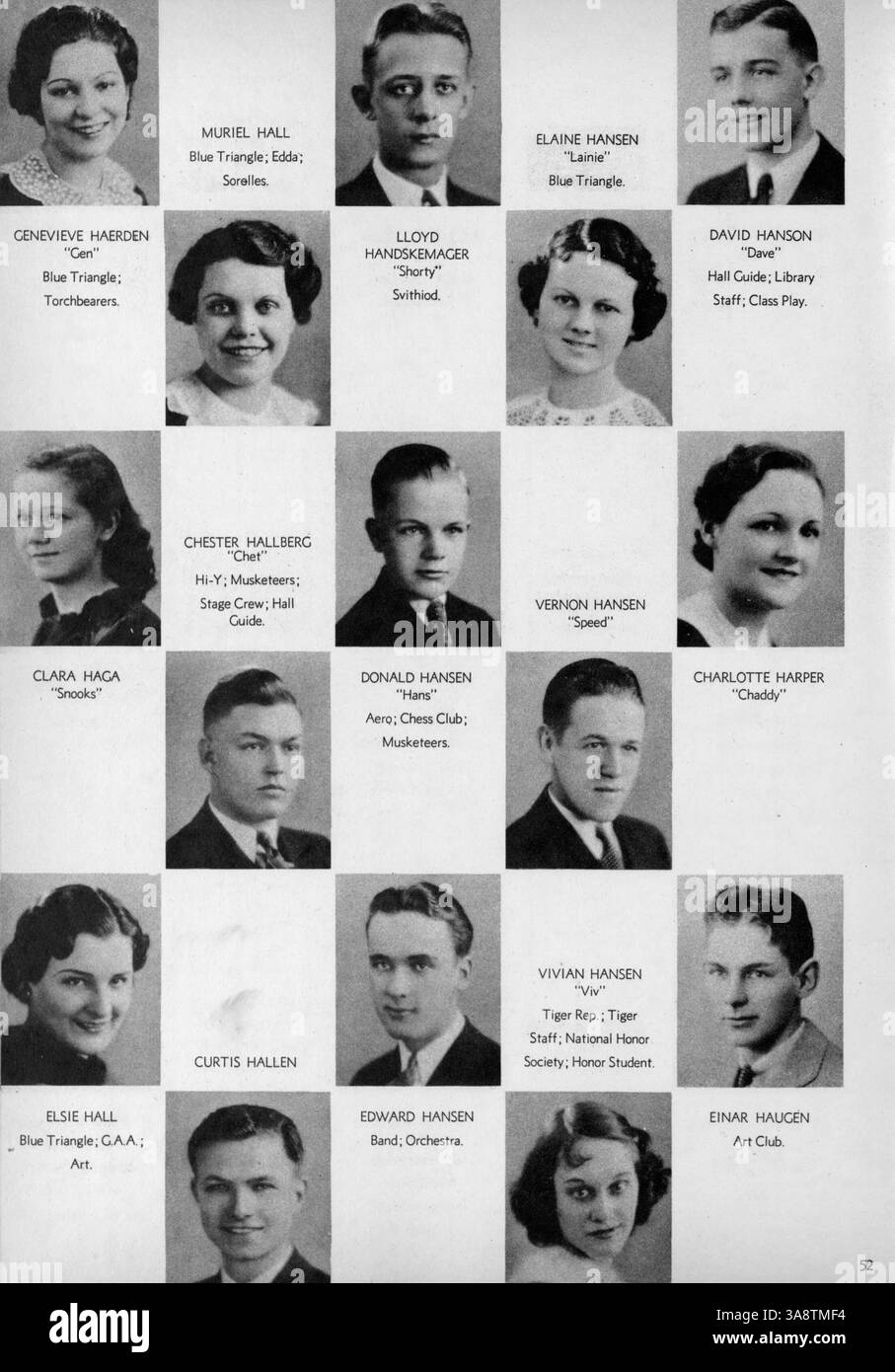 The 'Tiger' yearbook from South High School (1935) highlights student ...