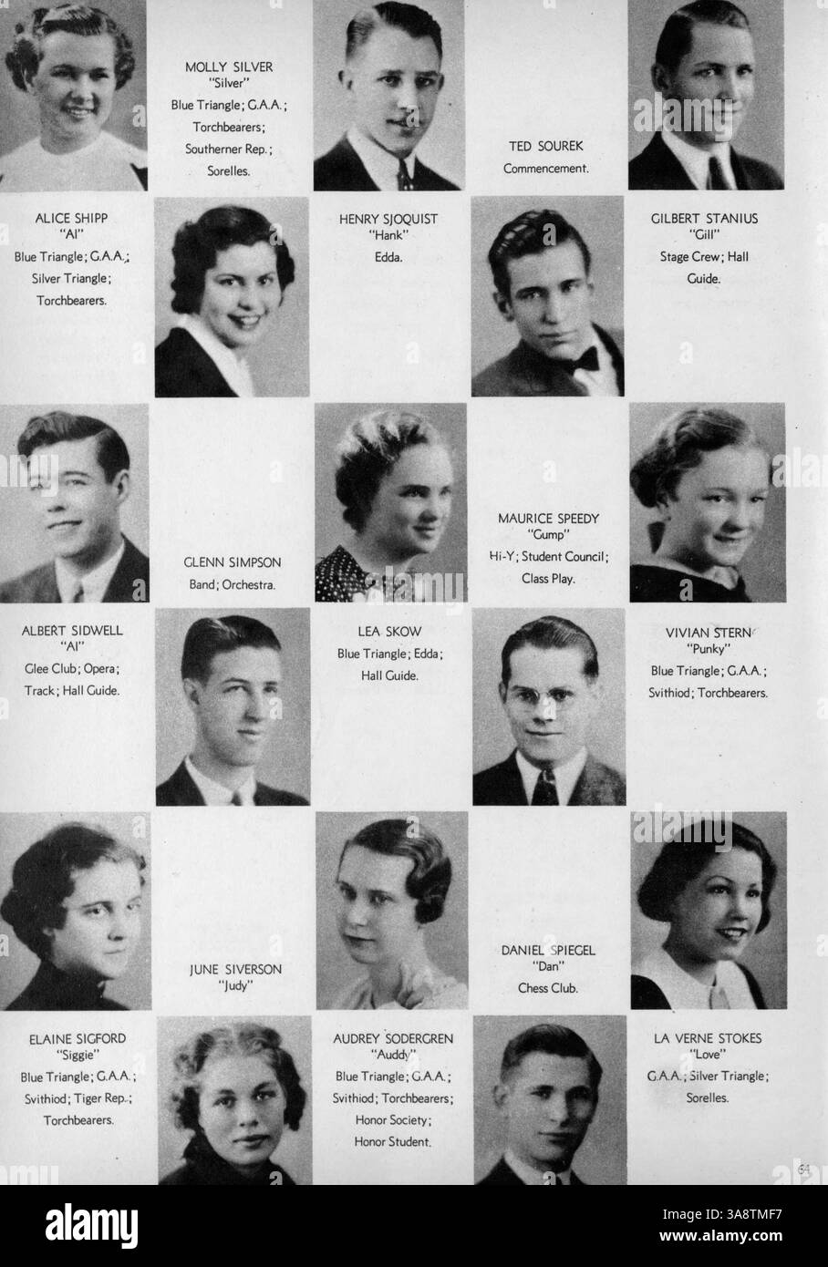 The South High 'Tiger' yearbook from 1935 documents student life during ...