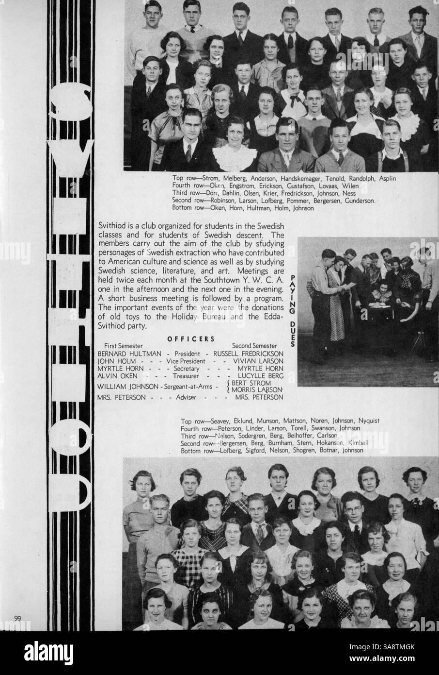 The 1935 'Tiger' yearbook from South High School captures the essence ...