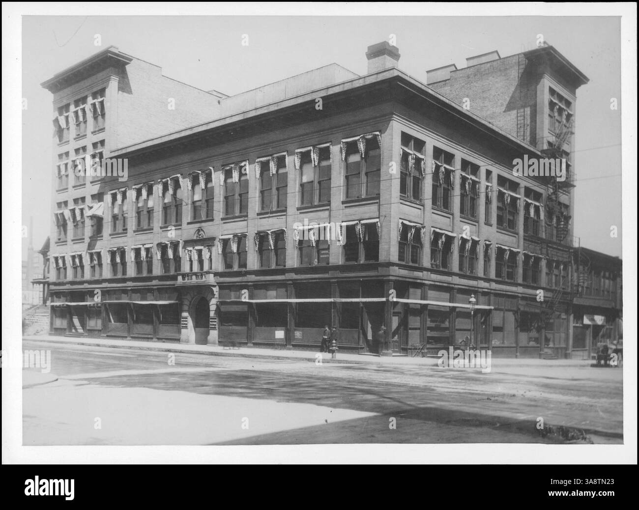 The Northwestern Bell Telephone Company’s third building, expanded in ...