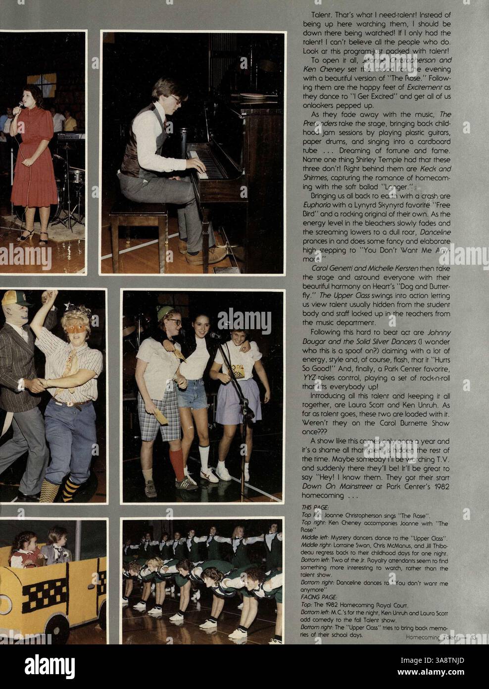 This 1983 yearbook from Park Center High School highlights student life ...
