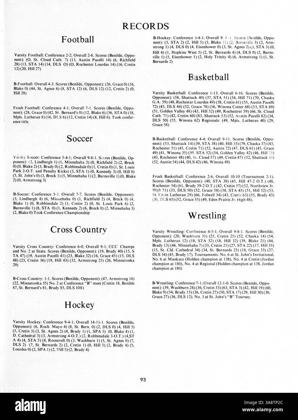 This 1972 yearbook edition from Benilde High captures the key events of ...