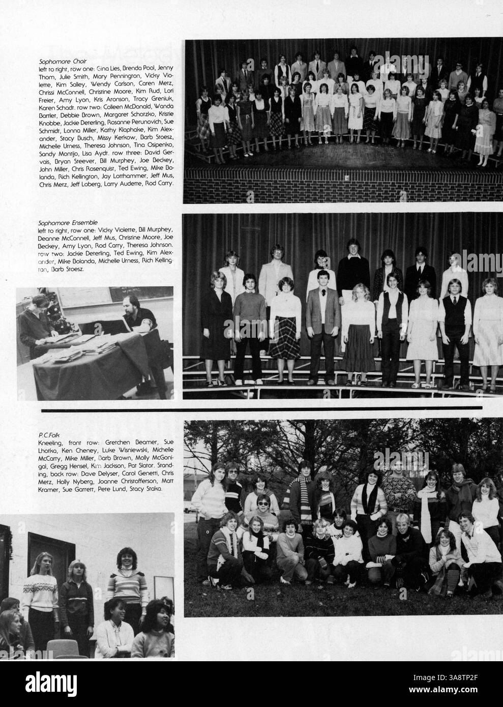 This 1983 yearbook from Park Center High School highlights key moments ...