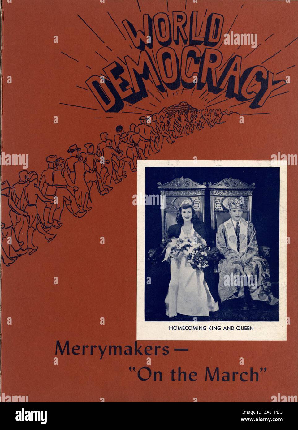 'On the March' 1943 highlights the 1942-1943 school year, including ...