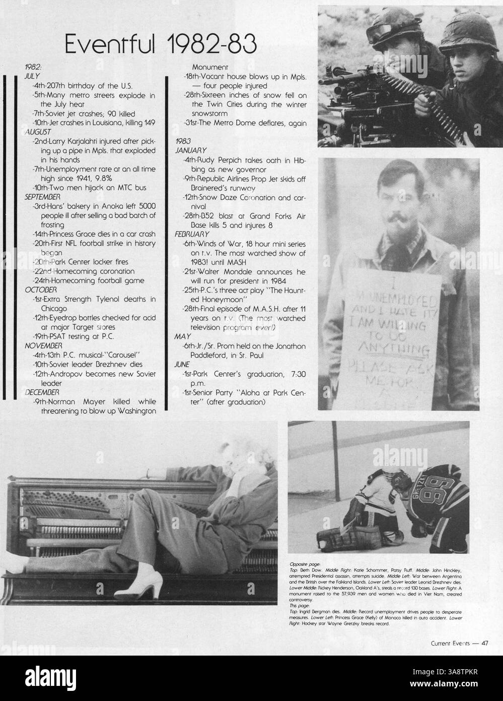 The 1983 Park Center High School yearbook captures the highlights of ...