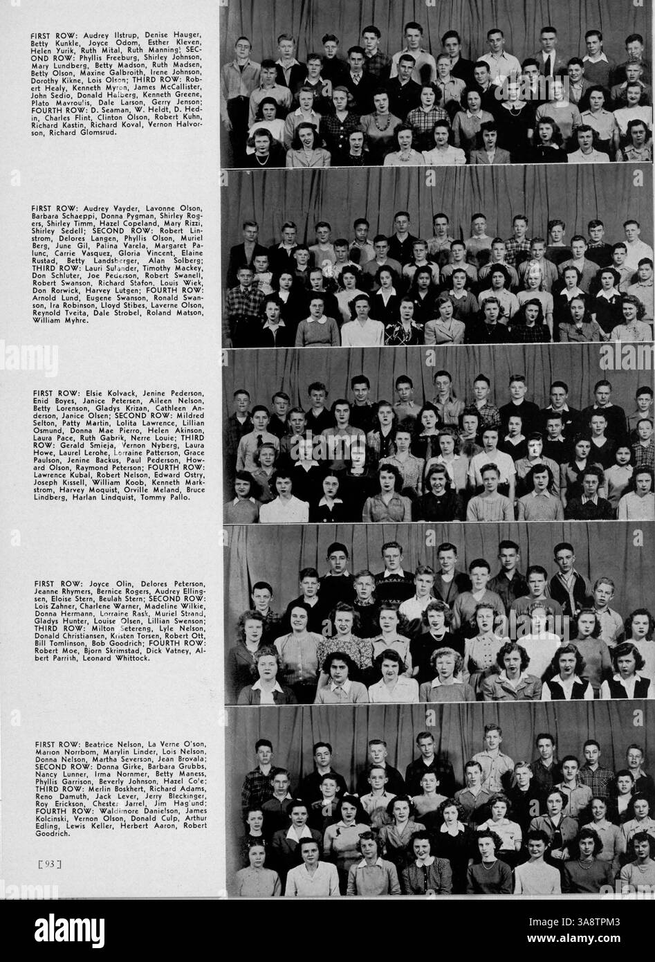 The 1943 South High Yearbook, 'Tiger On the March,' provides a ...