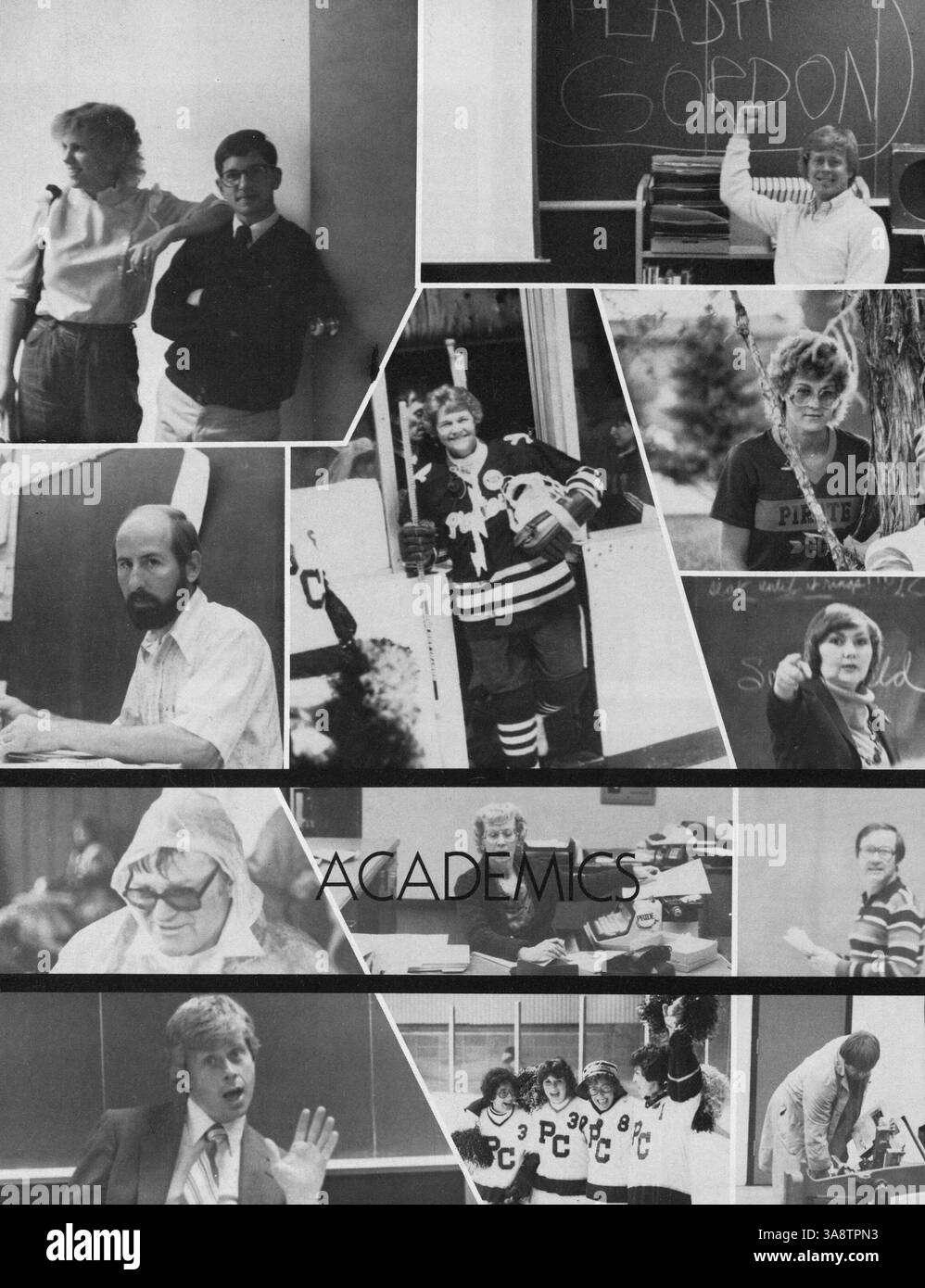 The 1983 Park Center High School yearbook records key moments of the ...