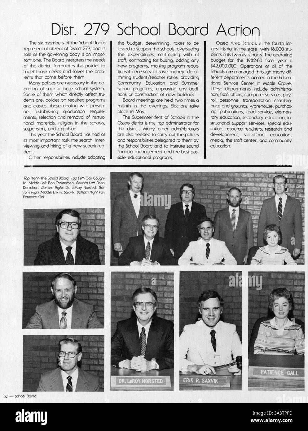 The 1983 yearbook from Park Center High School provides a visual record ...