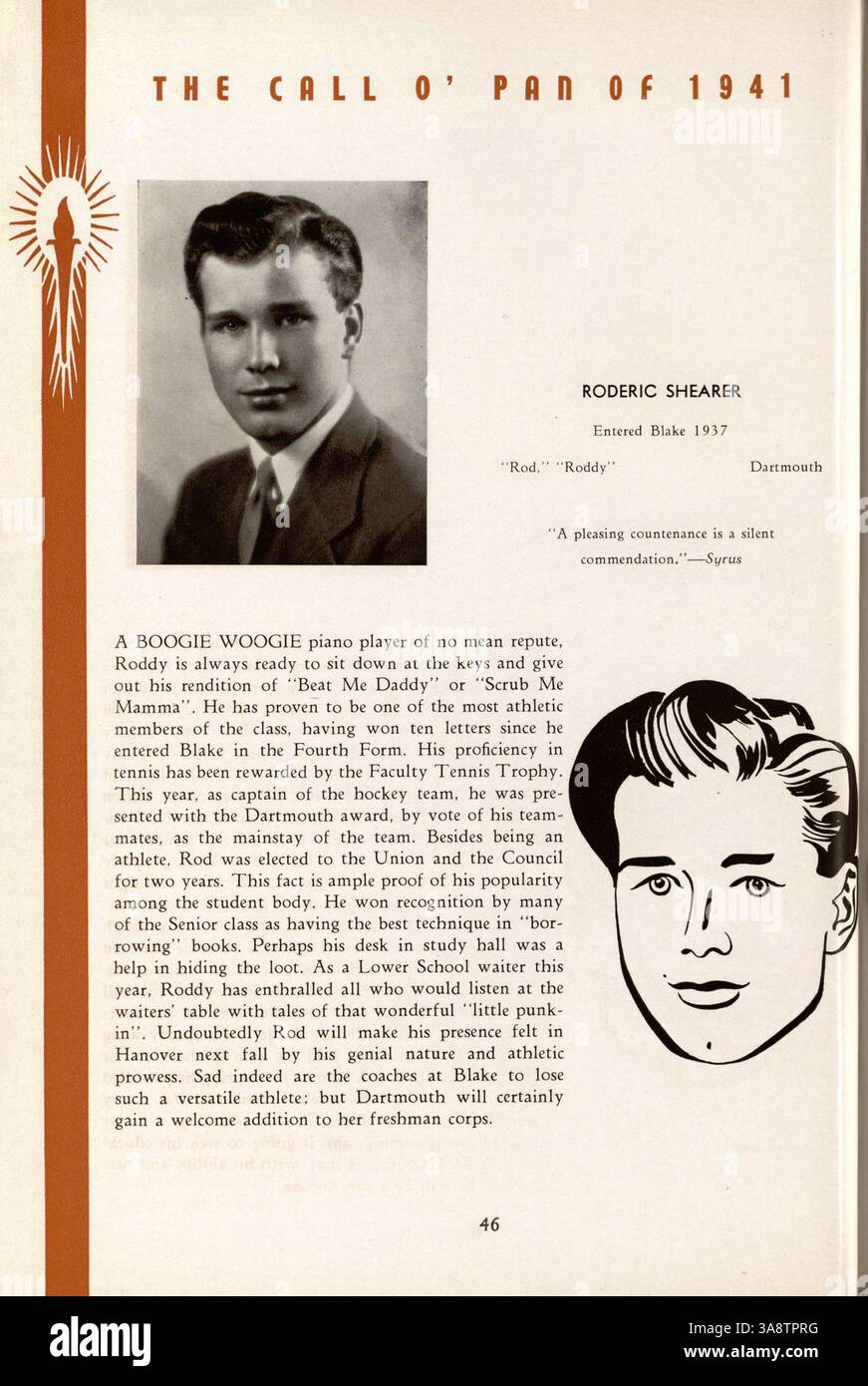 This 1941 edition of the 'Call-O'-Pan' yearbook highlights the achievements of students, faculty ...