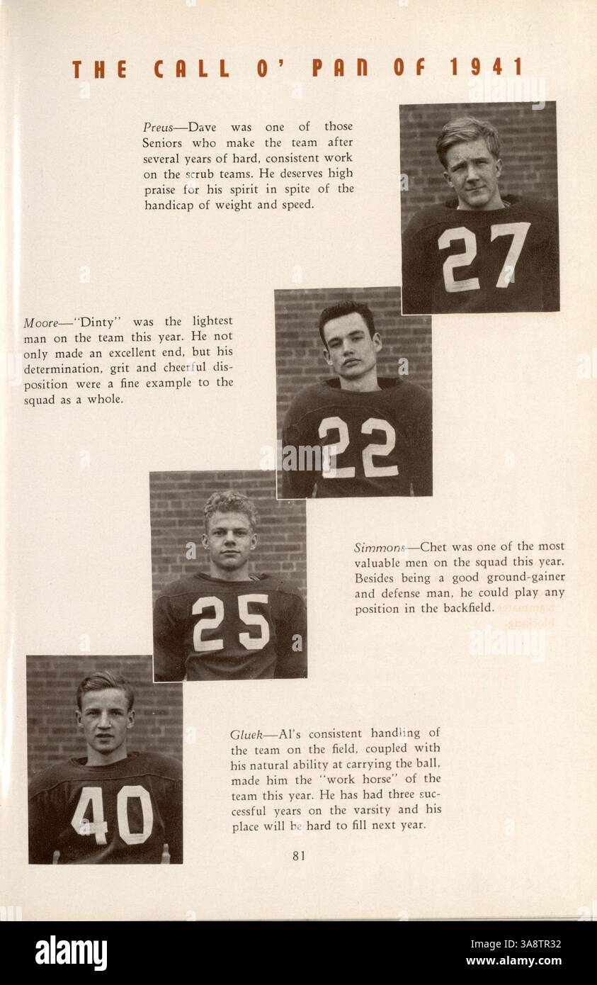 From blake high school in 1941 hi-res stock photography and images - Alamy