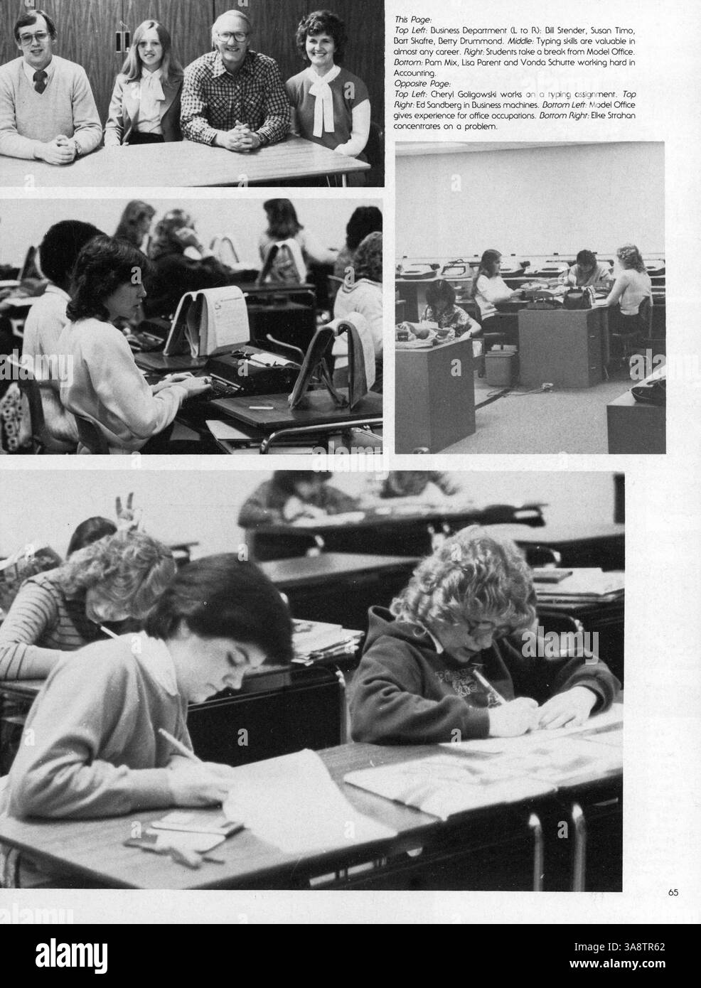 This 1983 Park Center High School yearbook reflects the major ...