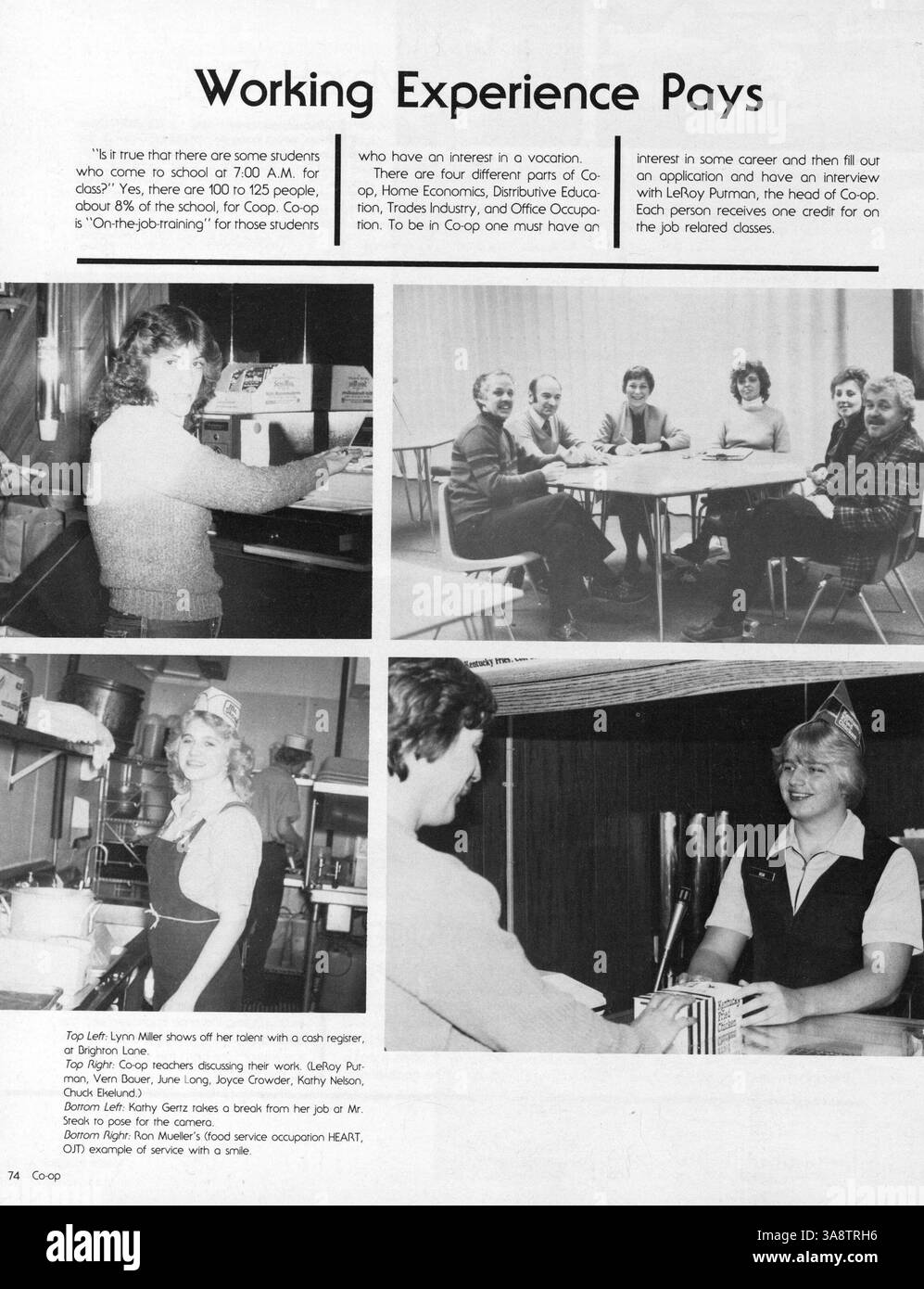 This 1983 yearbook from Park Center High School highlights the student ...