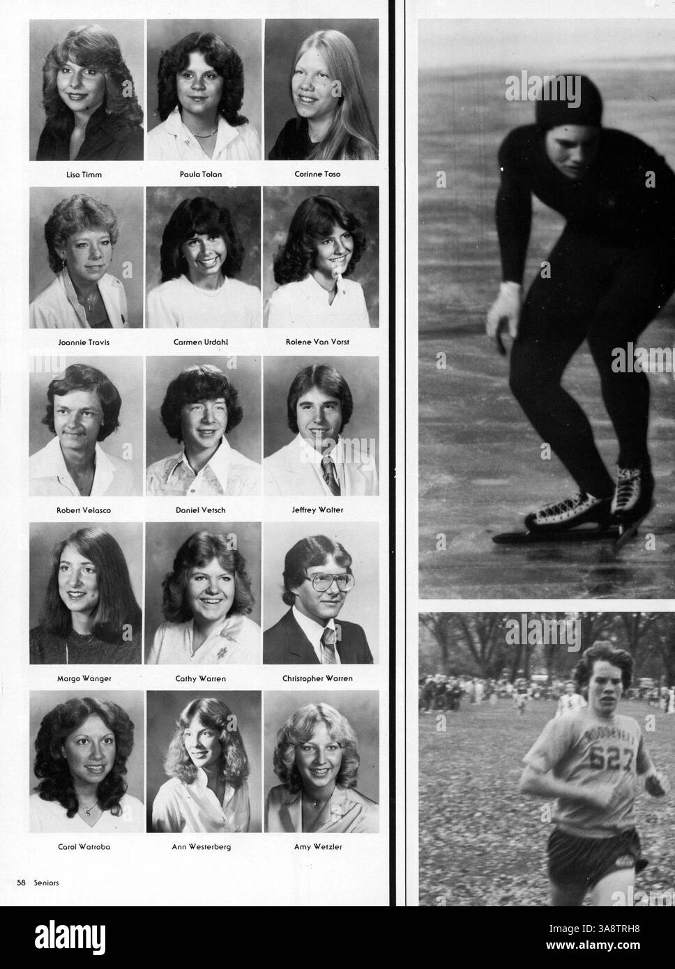 The 1982 Sagamore yearbook from Roosevelt High School provides a ...