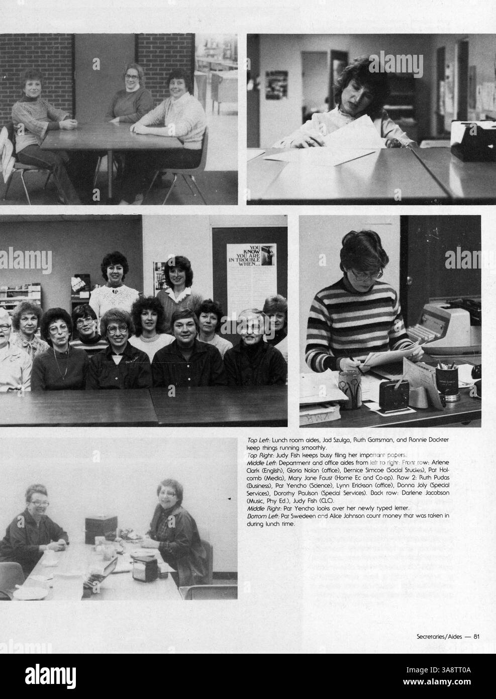 The 1983 Park Center High School yearbook captures the events and ...