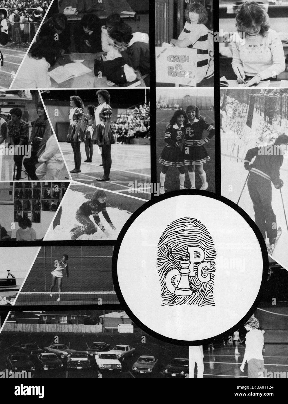 This 1983 Park Center High School yearbook showcases the student body ...