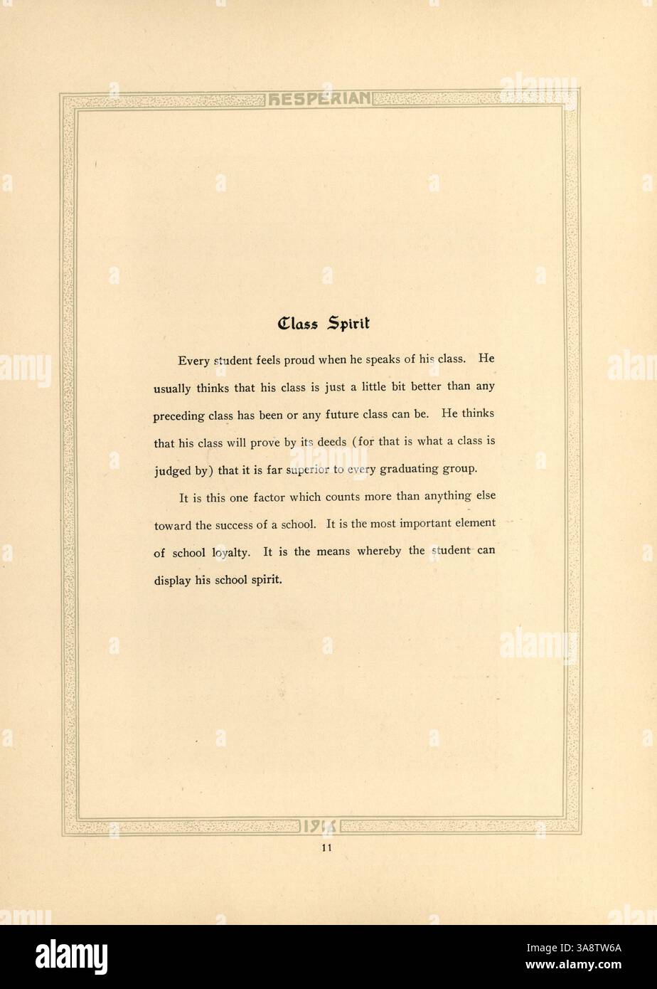 The 'Hesperian' yearbook from 1916 documents the experiences of ...