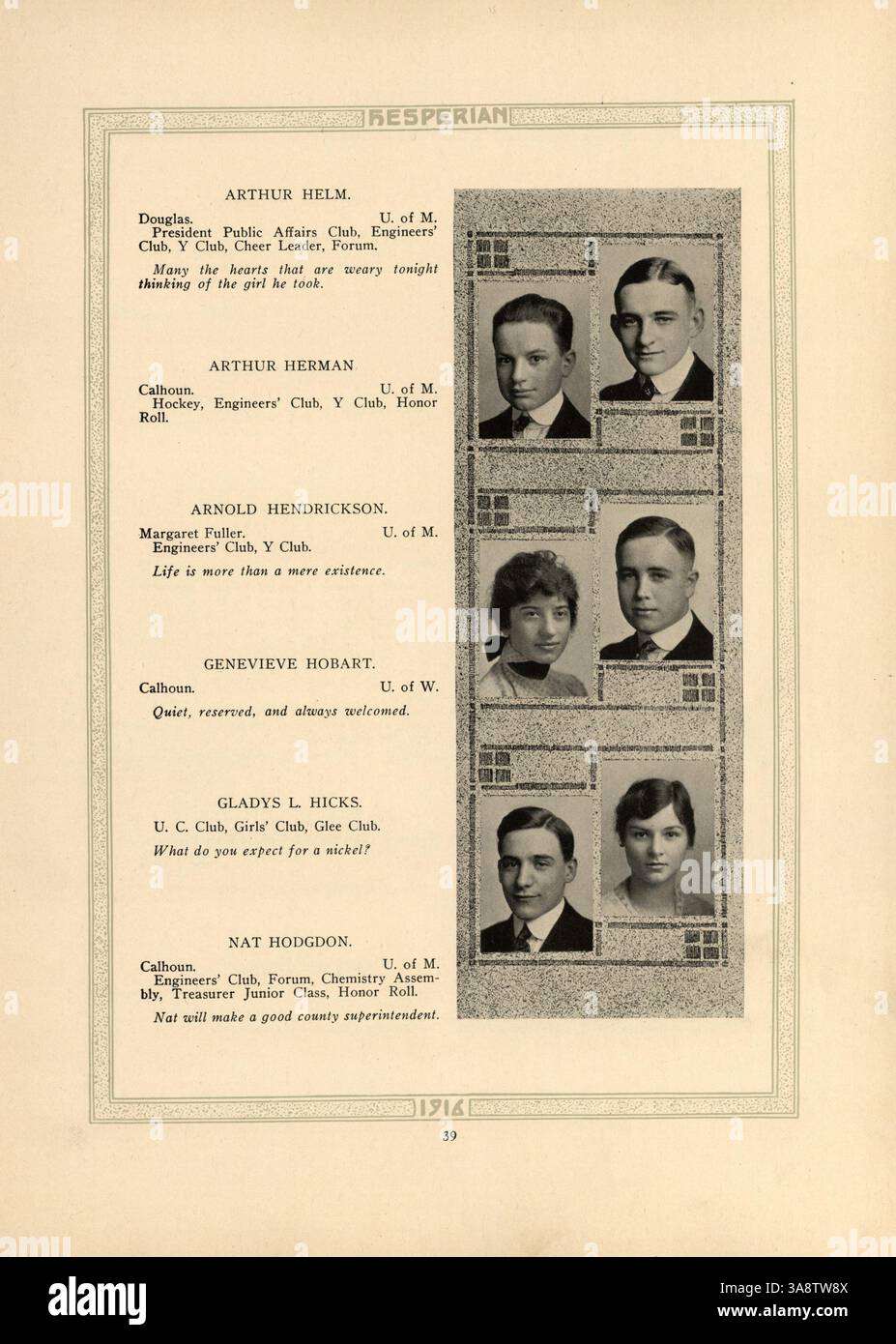 The 'Hesperian' yearbook from 1916 offers a detailed snapshot of West ...