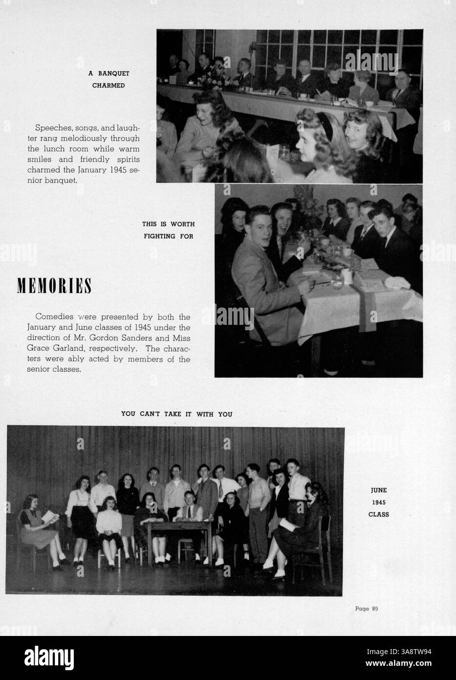 Highlighting key events from the 1944 1945 school year in minneapolis ...