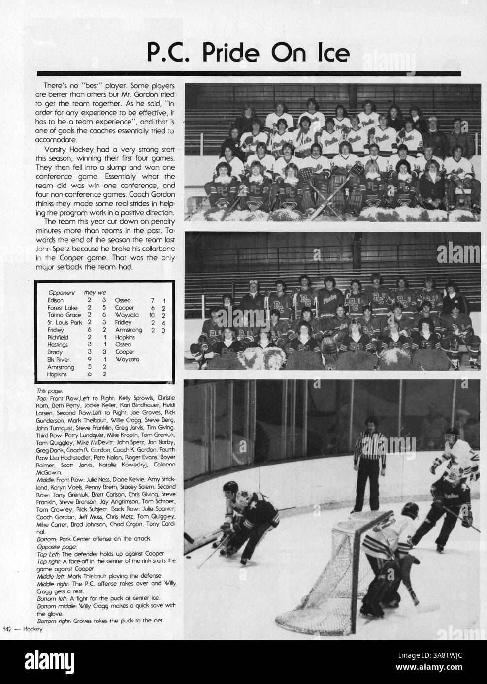 This 1983 yearbook captures a snapshot of student life at Park Center ...