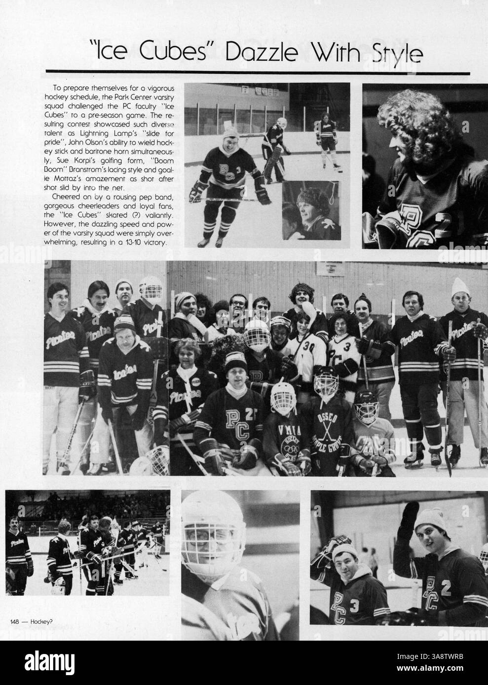 The 1983 Park Center Yearbook documents the key moments from the 1982 ...