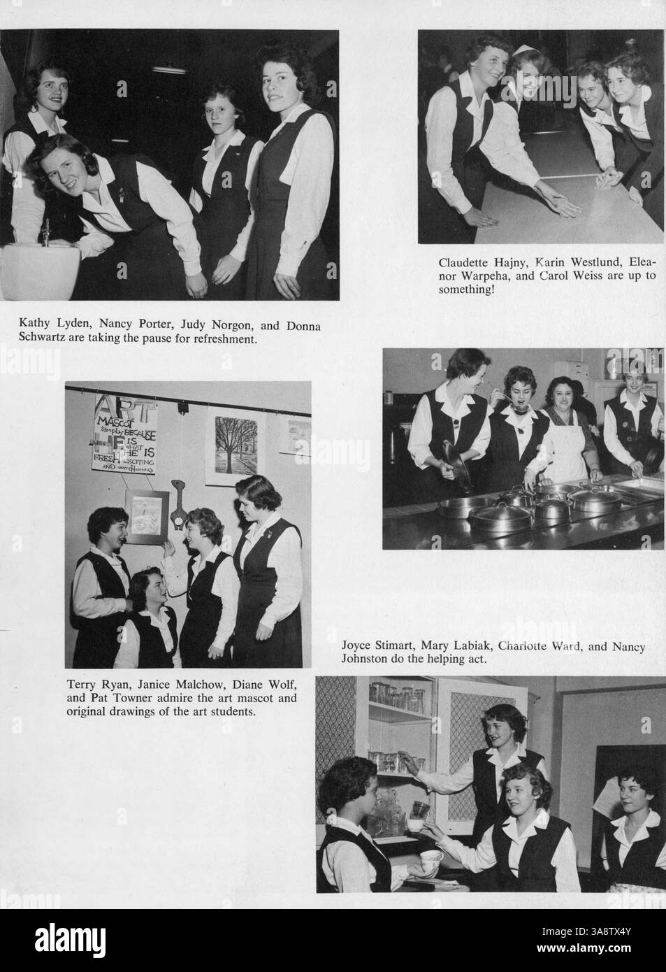 This 'Paduan' yearbook from St. Anthony High School, published in 1958 ...