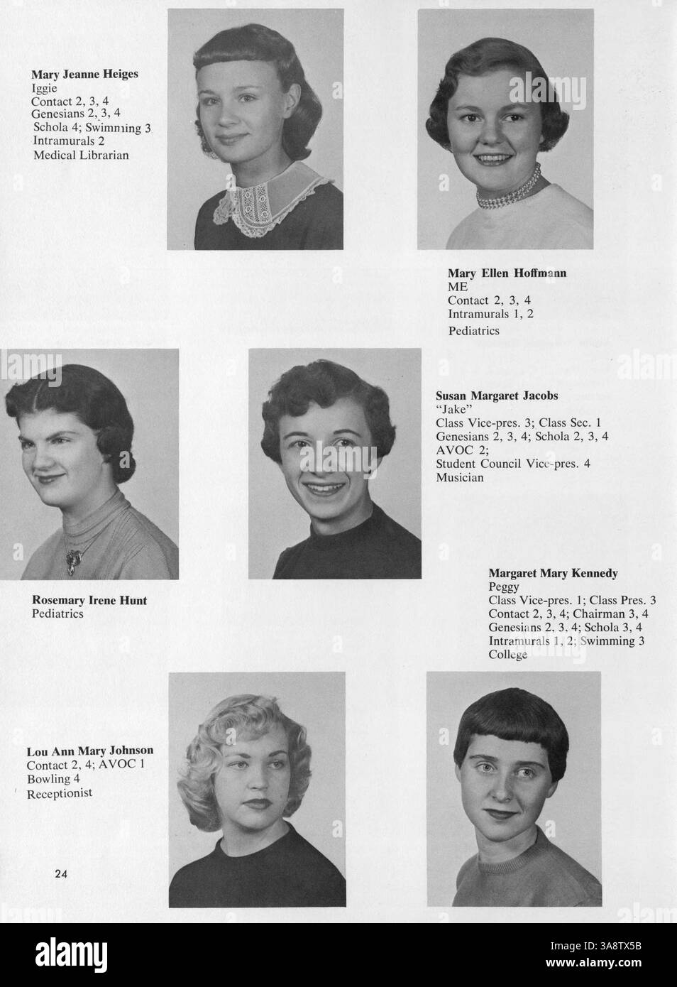 This 'Paduan' yearbook from St. Anthony High School, published in 1958 ...