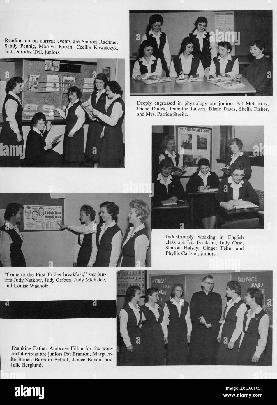Features the schools key moments of the 1957 1958 academic year hi-res stock photography and ...