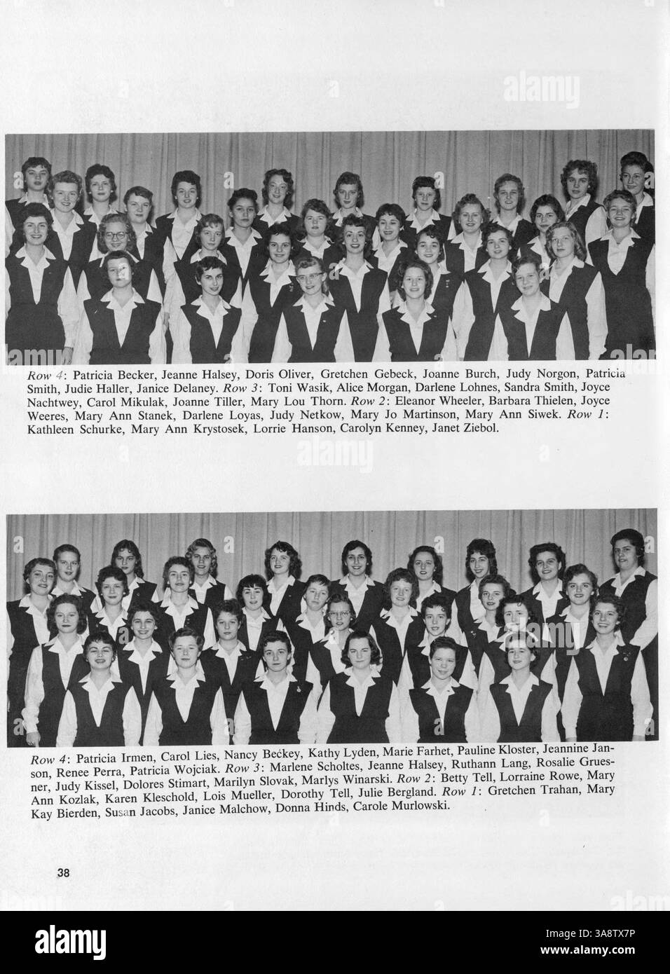 The 1958 'Paduan' yearbook documents the experiences of students ...
