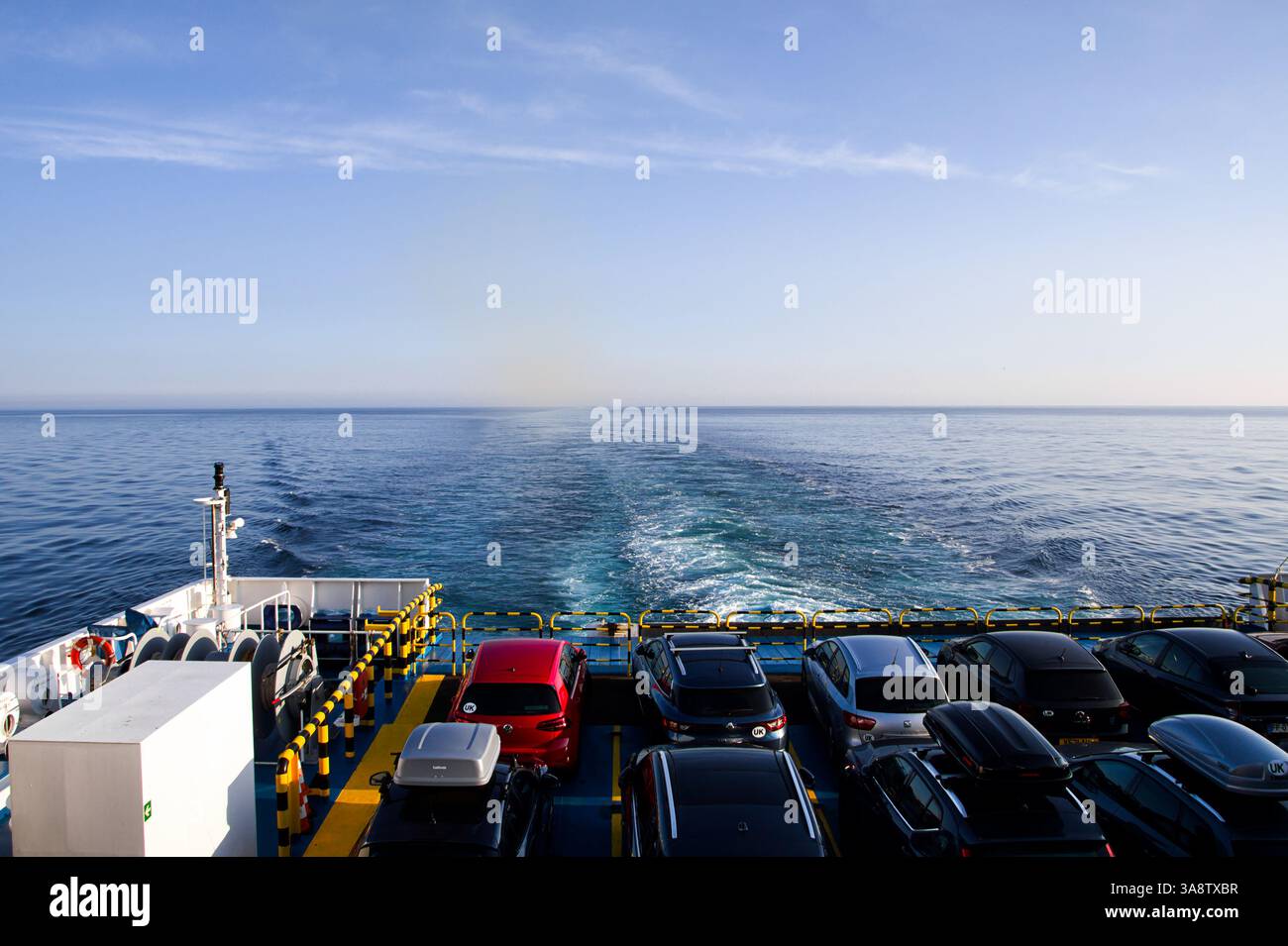 The English Channel, taken from an English Channel ferry from Roscoff ...