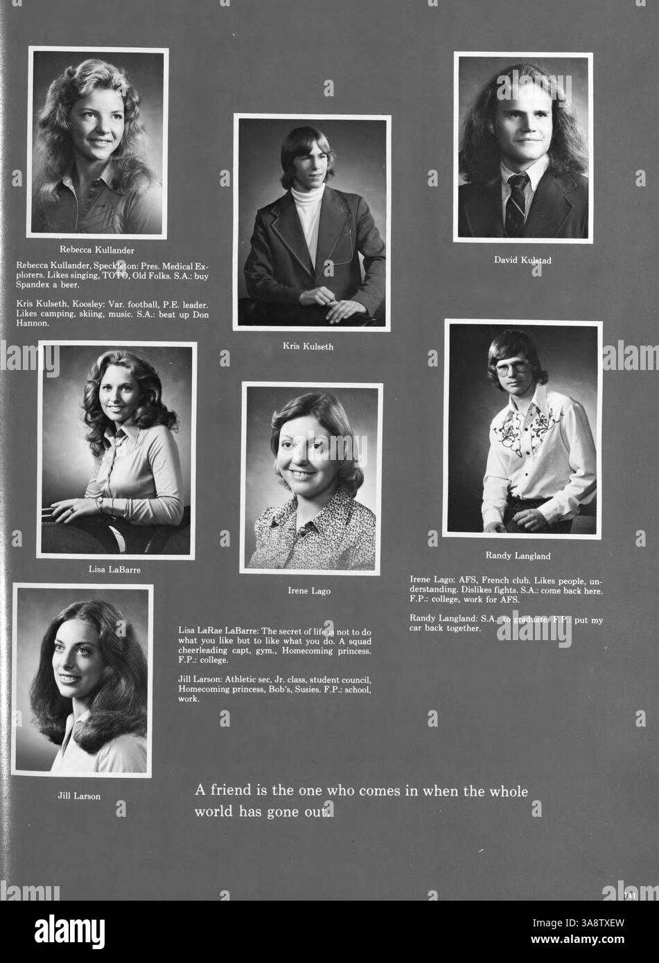 The 1976 'Wagistanian' yearbook from Southwest High School chronicles ...