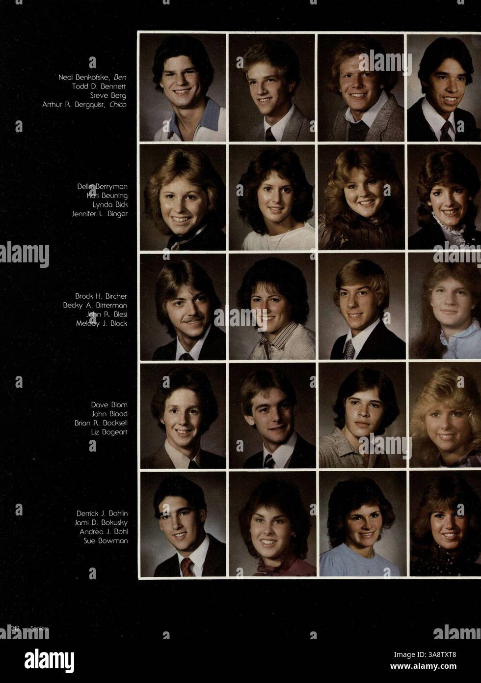 This 1983 yearbook from park center high highlights the achievem hi-res ...
