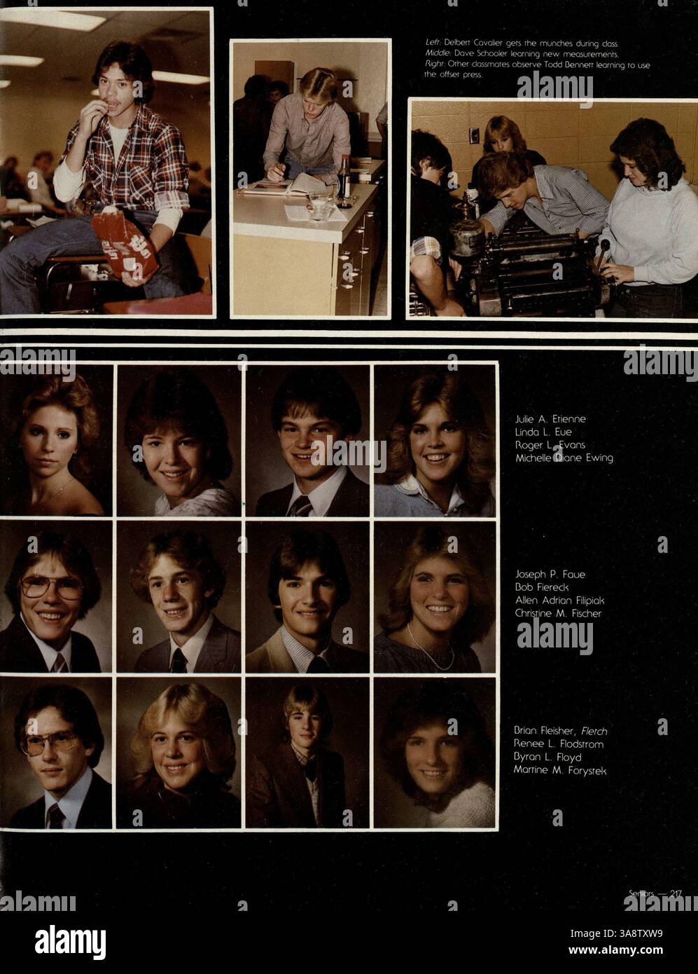 This 1983 yearbook from Park Center High documents the events, students ...