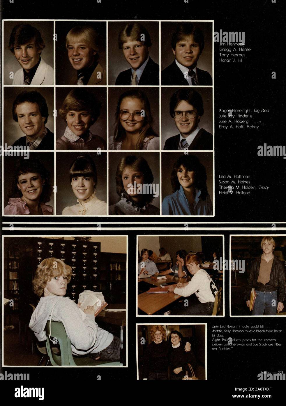This yearbook from 1983 highlights the key moments from the Park Center ...