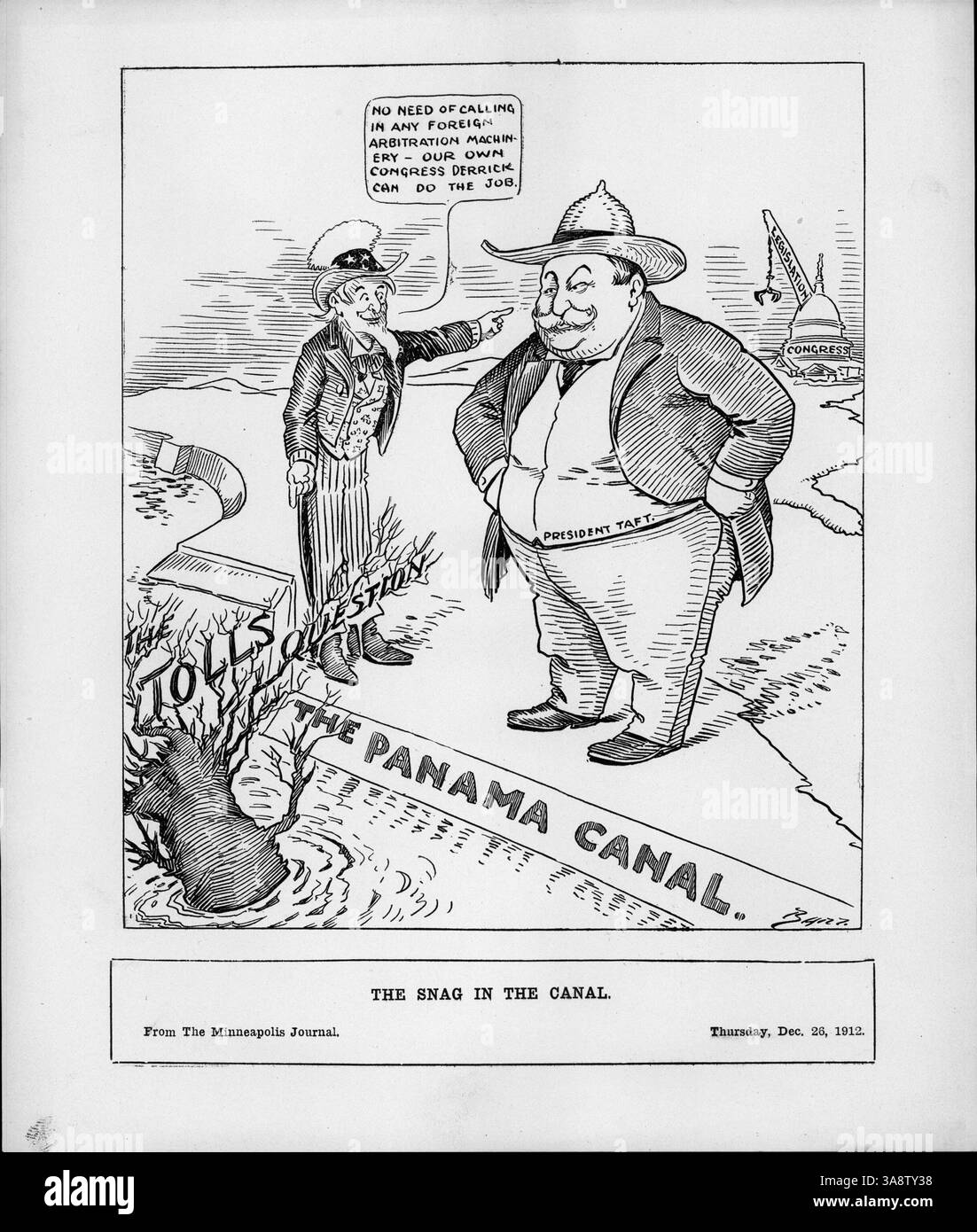 This cartoon from the early 20th century humorously illustrates the ...