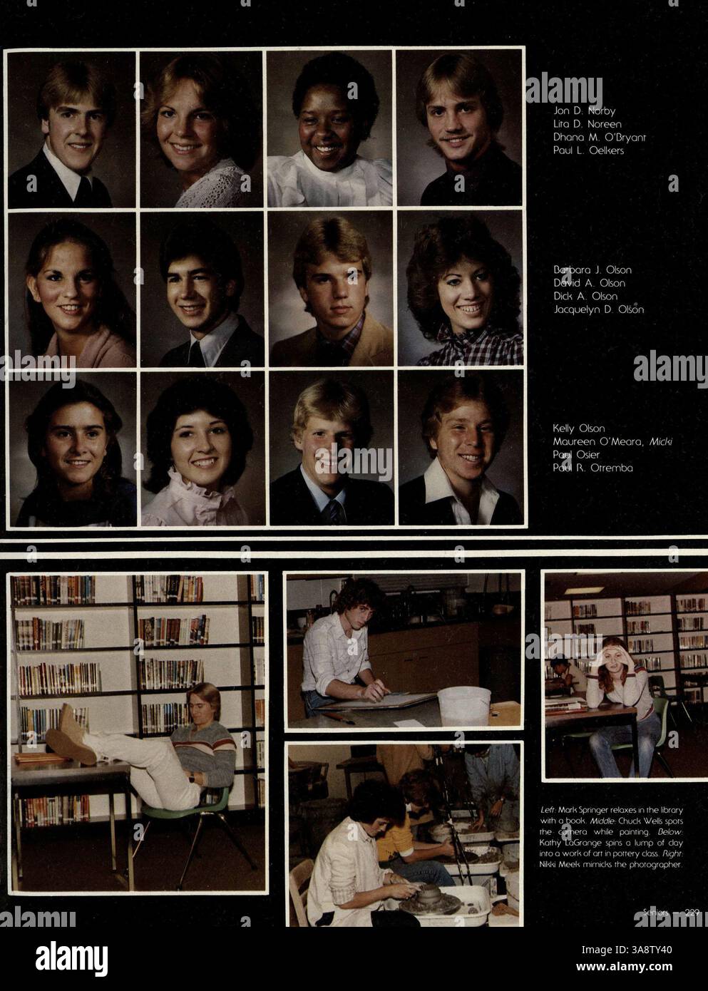 The 1983 Park Center High Yearbook highlights the academic and ...