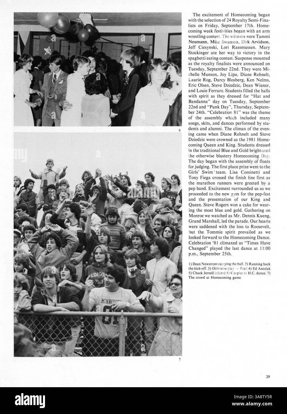 This 1982 yearbook from edison high school showcases the student hi-res ...