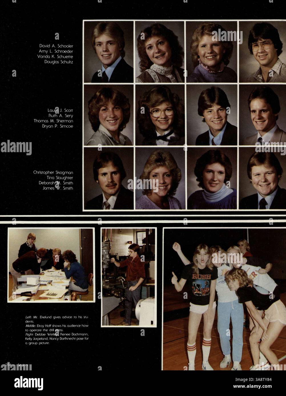 This yearbook from Park Center High School records the major academic ...