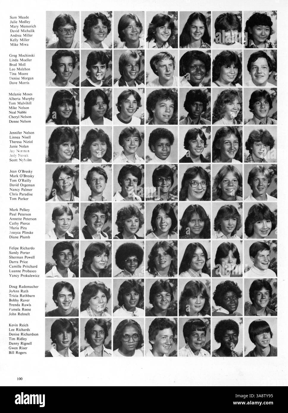 The 1982 edition of Edison High School's yearbook, Wizard '82, provides ...