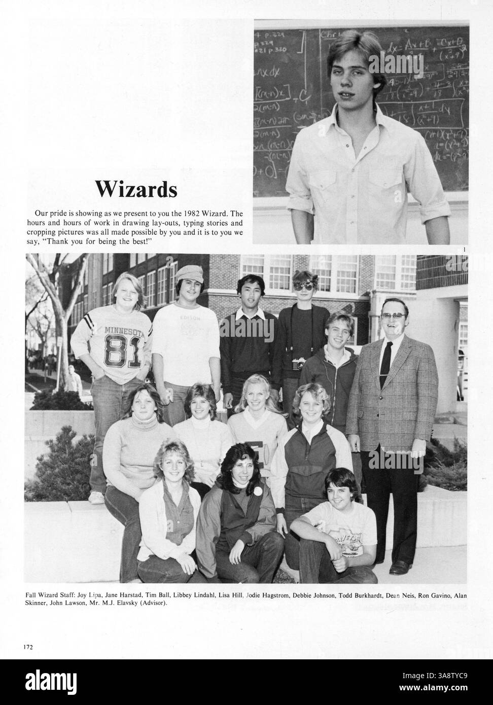 The Wizard '82 Yearbook features Edison High School's 1981-1982 ...