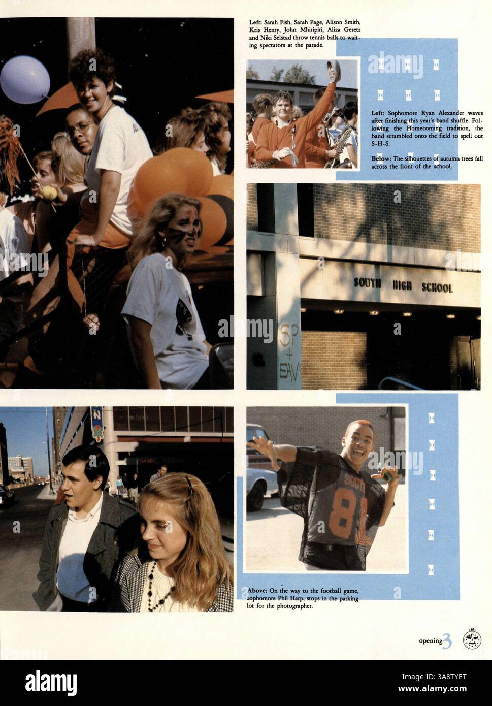 The 1987 'Tiger' yearbook captures memories from South High School ...