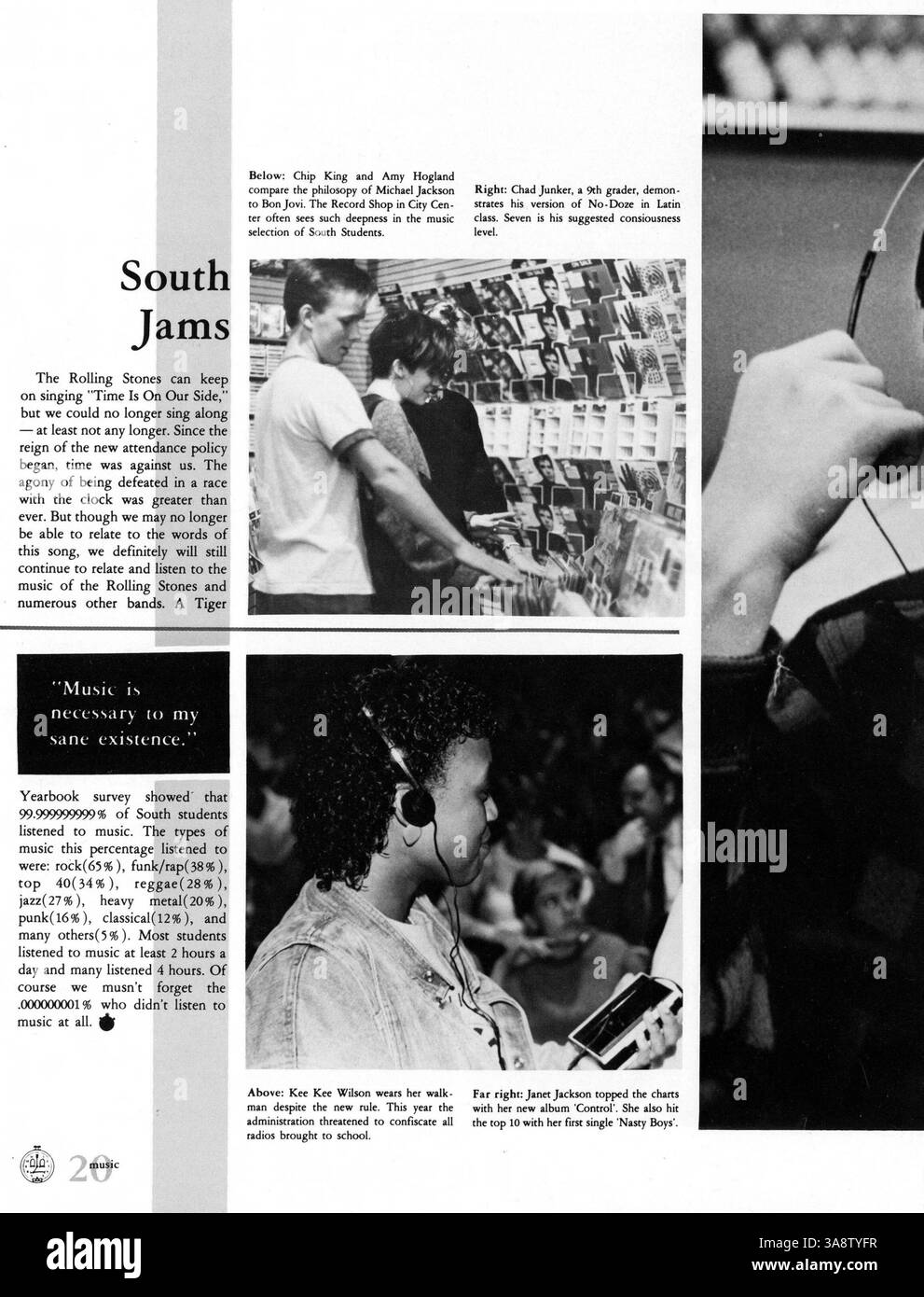 The 'Tiger 1987' yearbook from South High School captures the essence ...