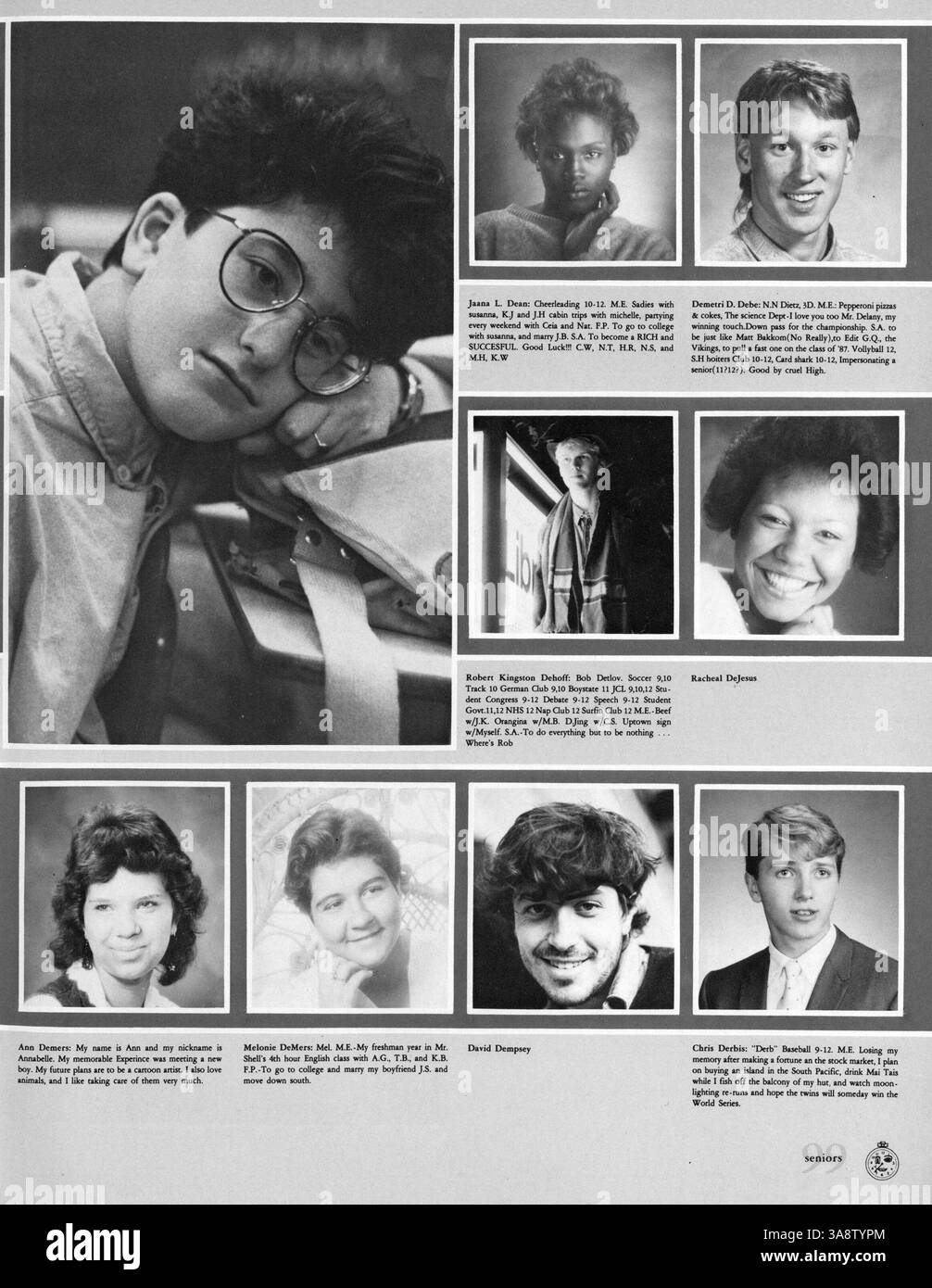 This edition of the 'Tiger 1987' yearbook commemorates South High ...