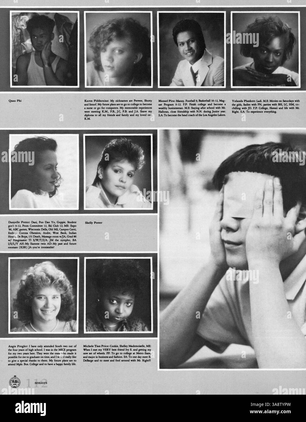 The 'Tiger 1987' yearbook captures the essence of South High’s 1986 ...