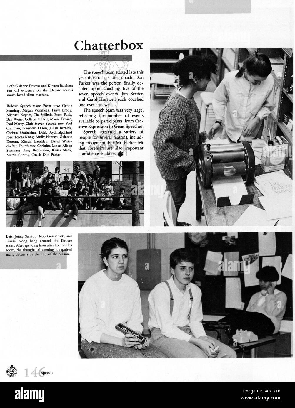 The 'Tiger 1987' yearbook showcases key moments from South High’s 1986 ...