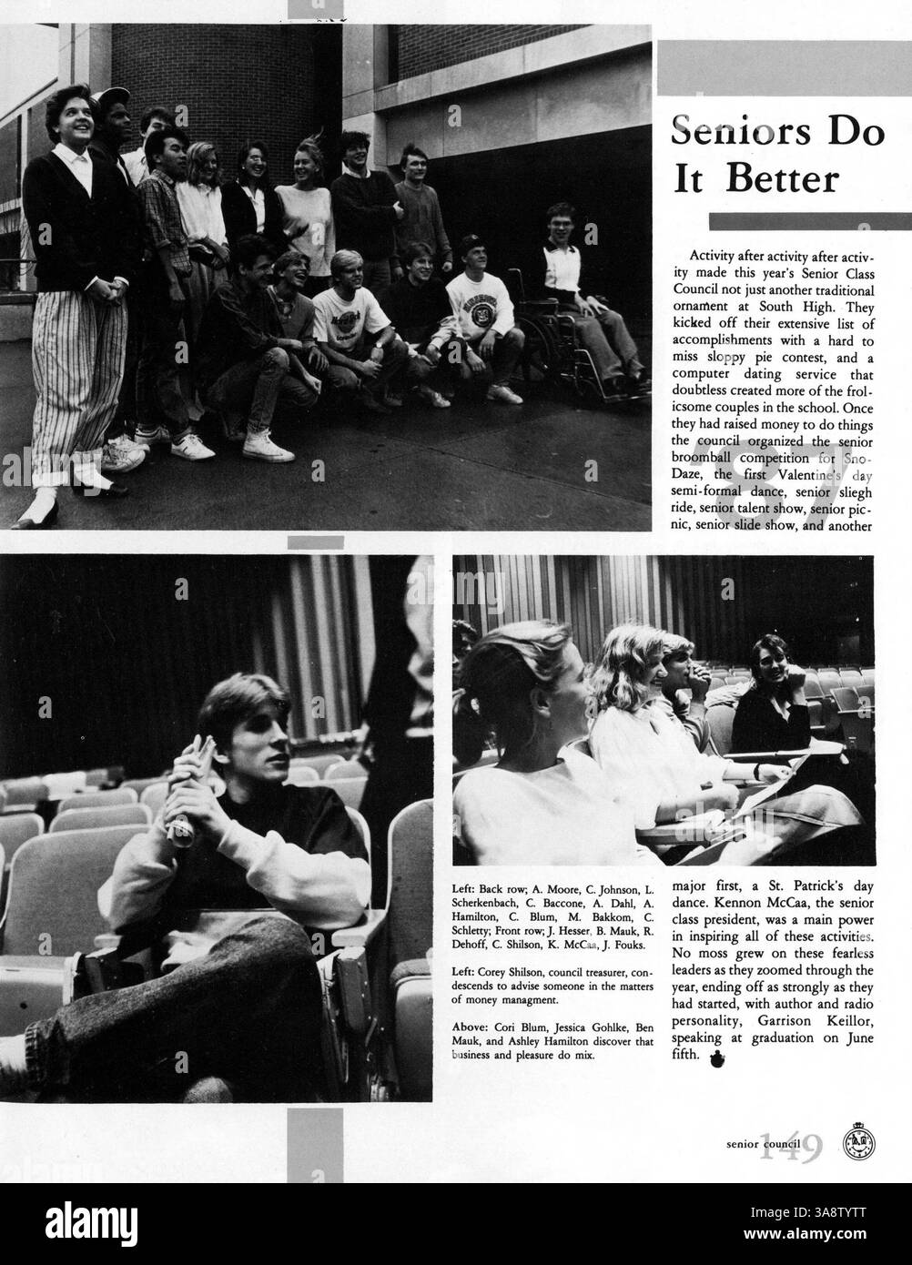 The 'Tiger 1987' yearbook provides a glimpse into the 1986-1987 school ...