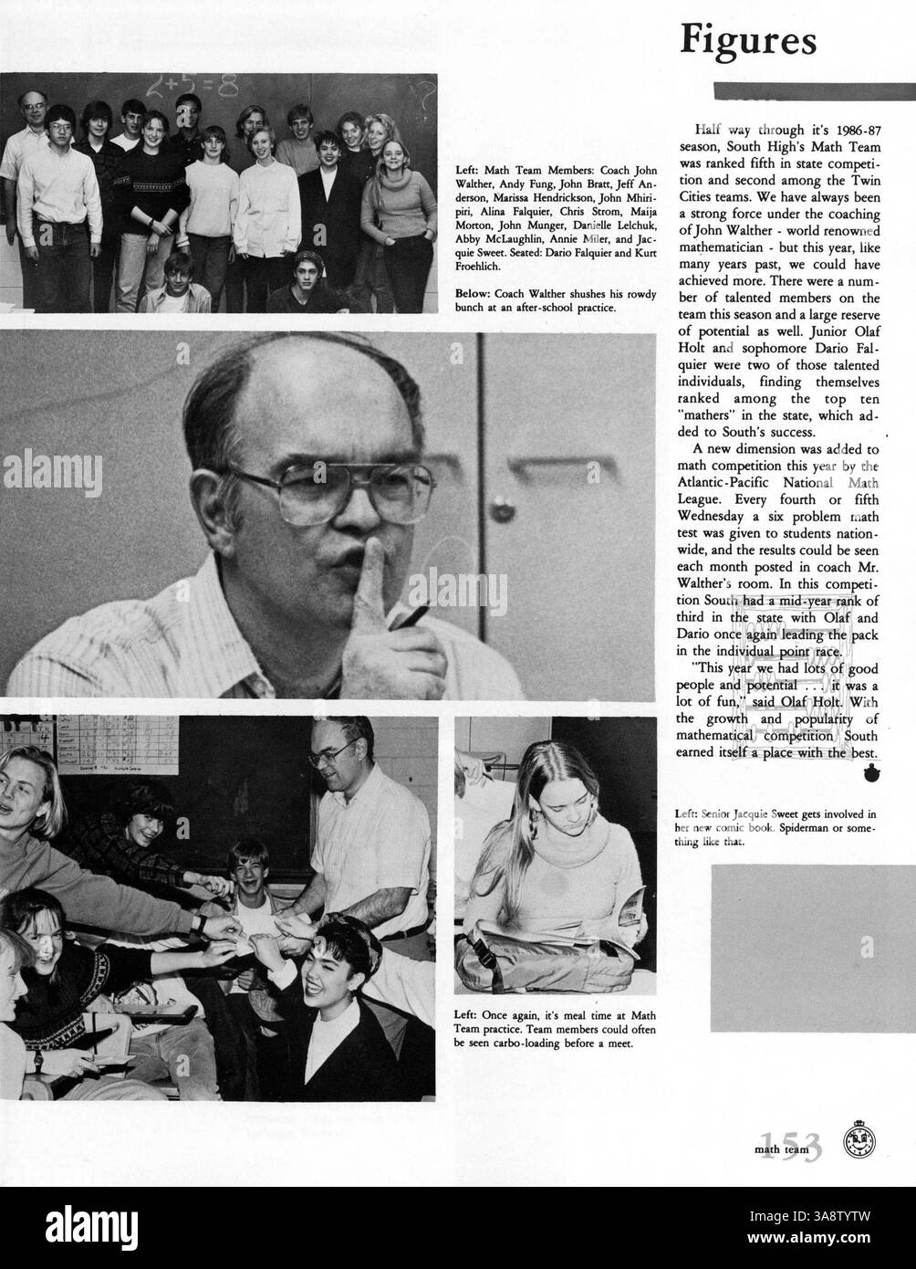 The 'Tiger 1987' yearbook from South High School provides a snapshot of ...