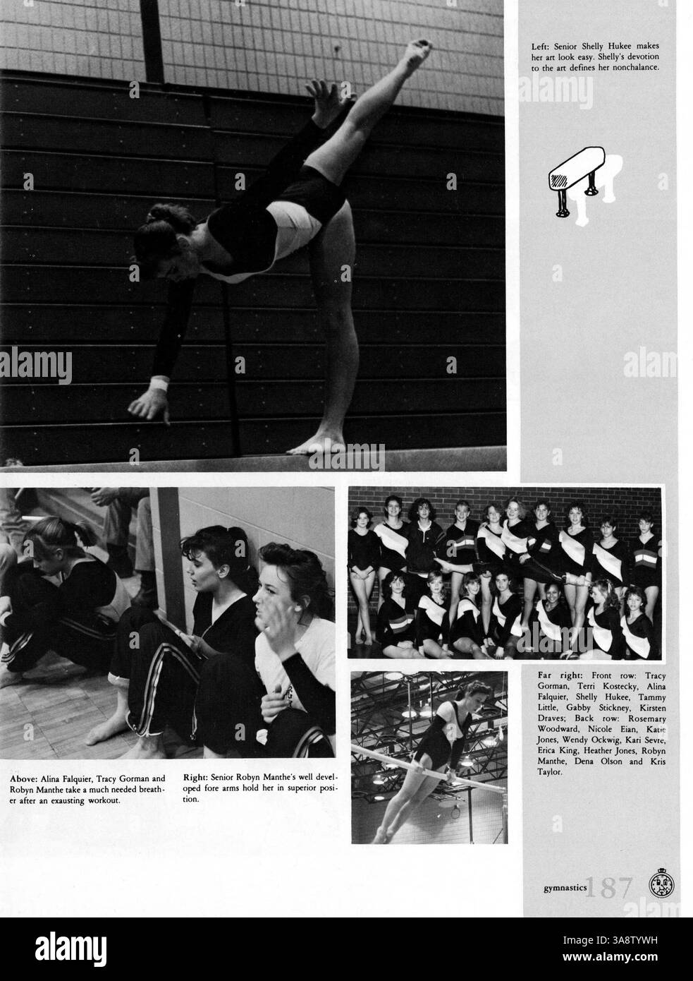 The 'Tiger 1987' yearbook documents the South High School experience ...