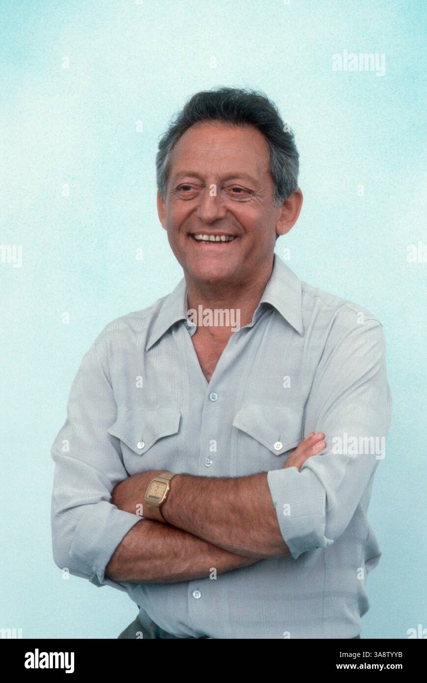 Hans Rosenthal TV-Moderator 09/85 rag TV Fernsehen Moderation Mann ...