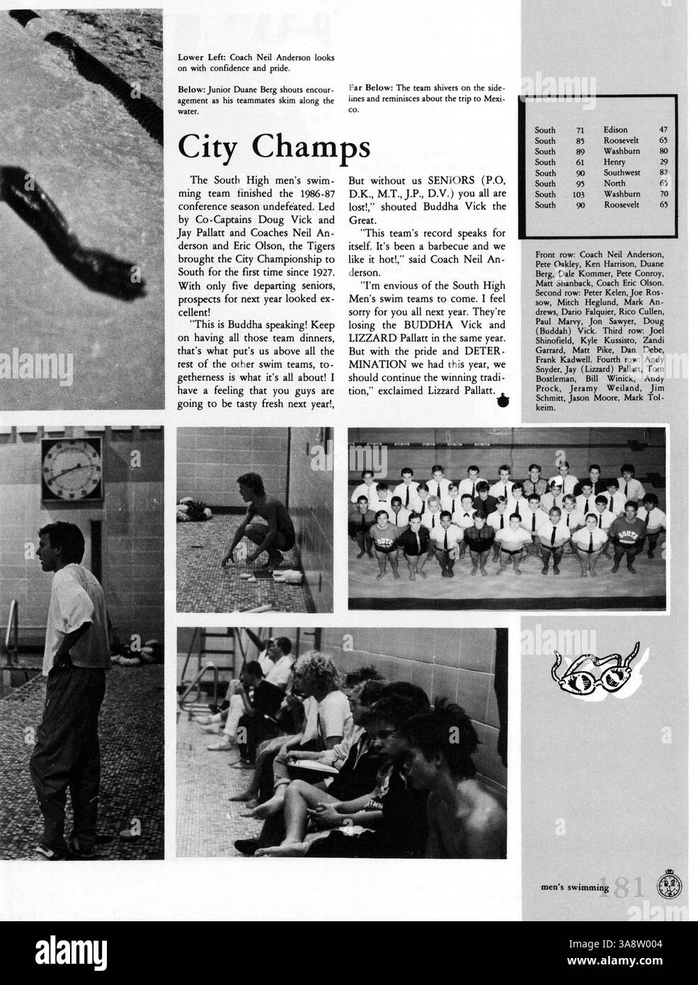 'Tiger 1987' serves as a record of South High's 1986-1987 school year ...