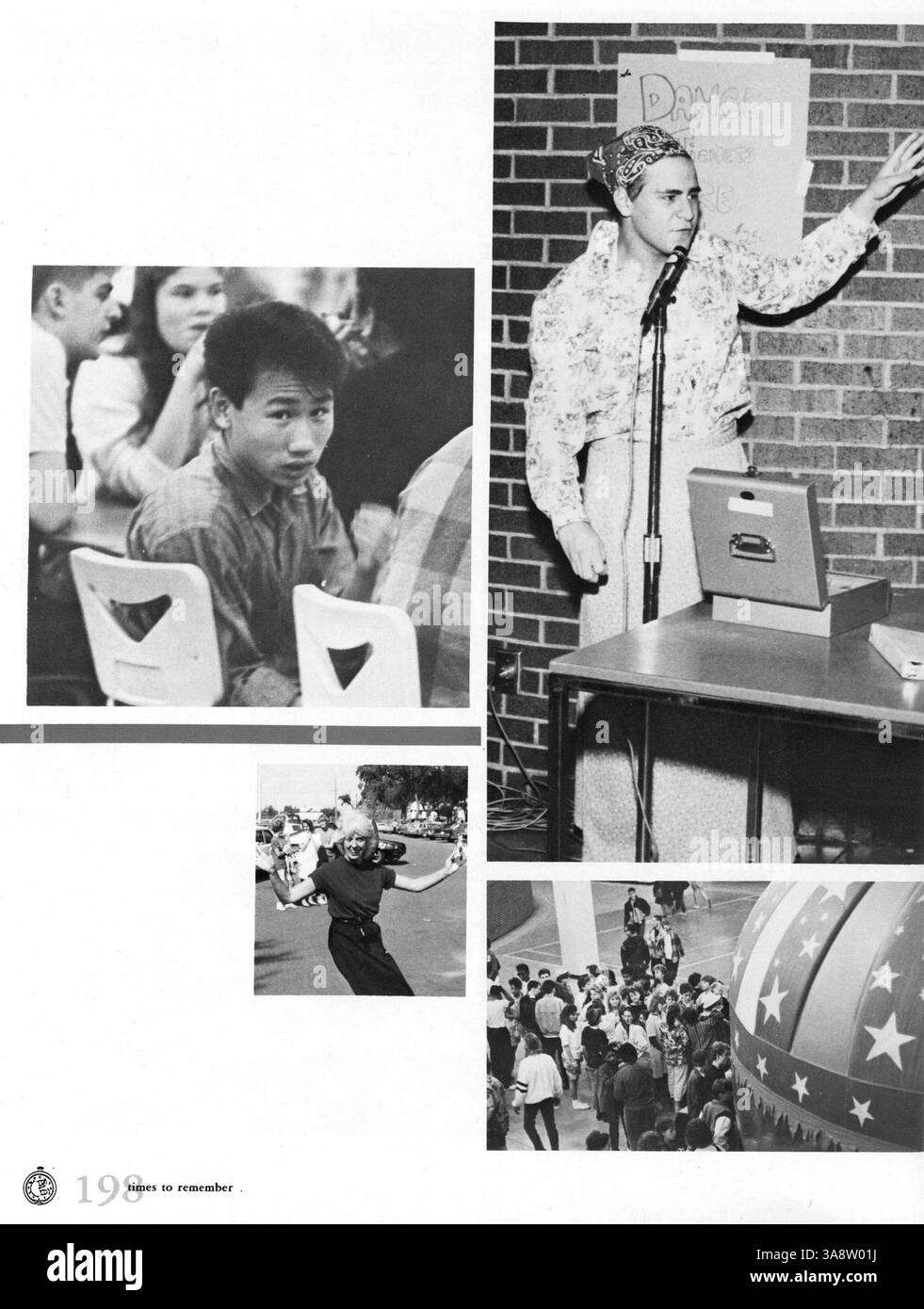 The 'Tiger 1987' yearbook from South High School showcases portraits of ...